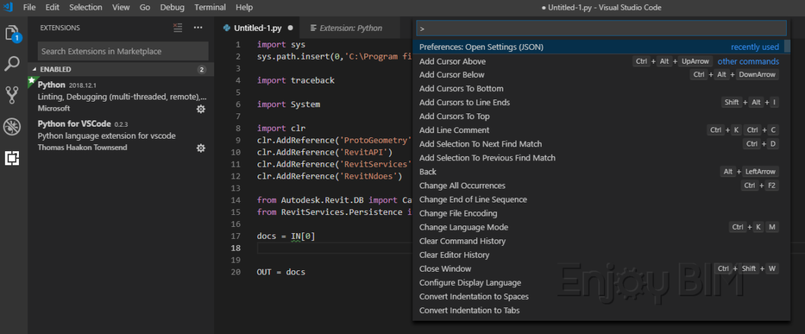 Visual Studio Code: Mit IntelliSense DynamoBIM Custom Nodes erstellen - EnjoyBIM - Revit, Dynamo ...